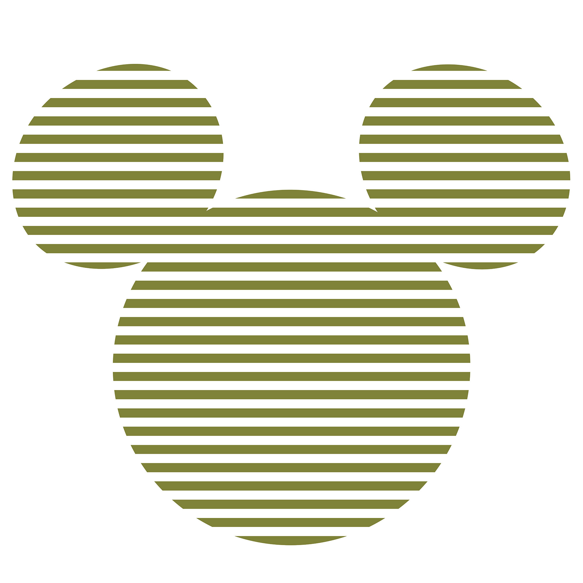 Mickey Head Stripes