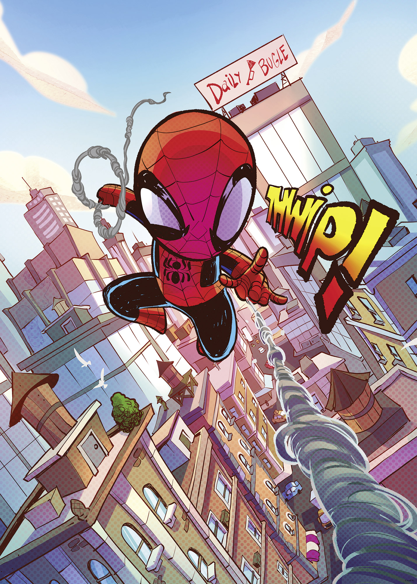 Marvel Spider-Man THWIP - Spider-Man City Swings | Photomural.com