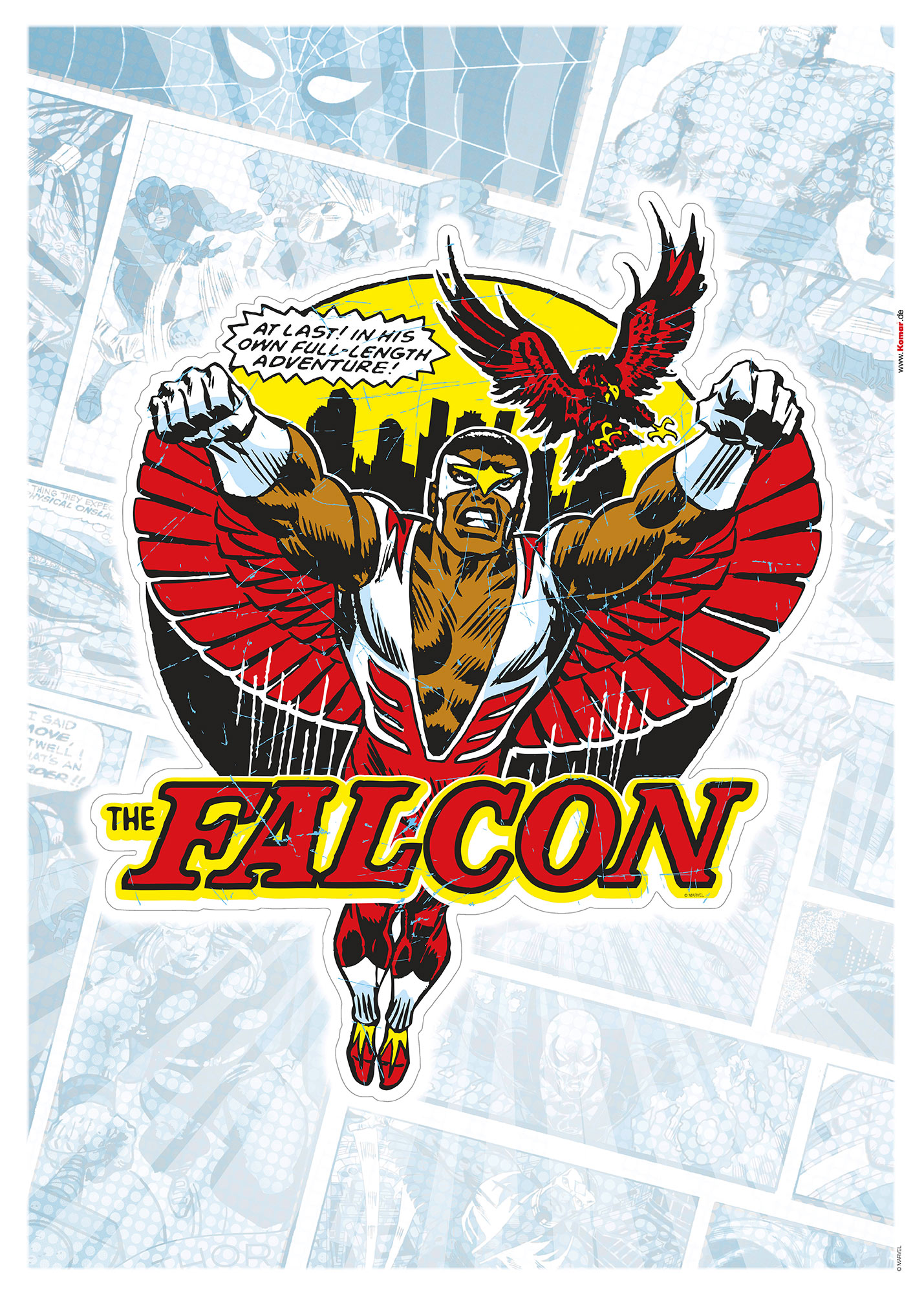 Falcon Comic Classic - Vintage Falcon Wall Art | Photomural.com
