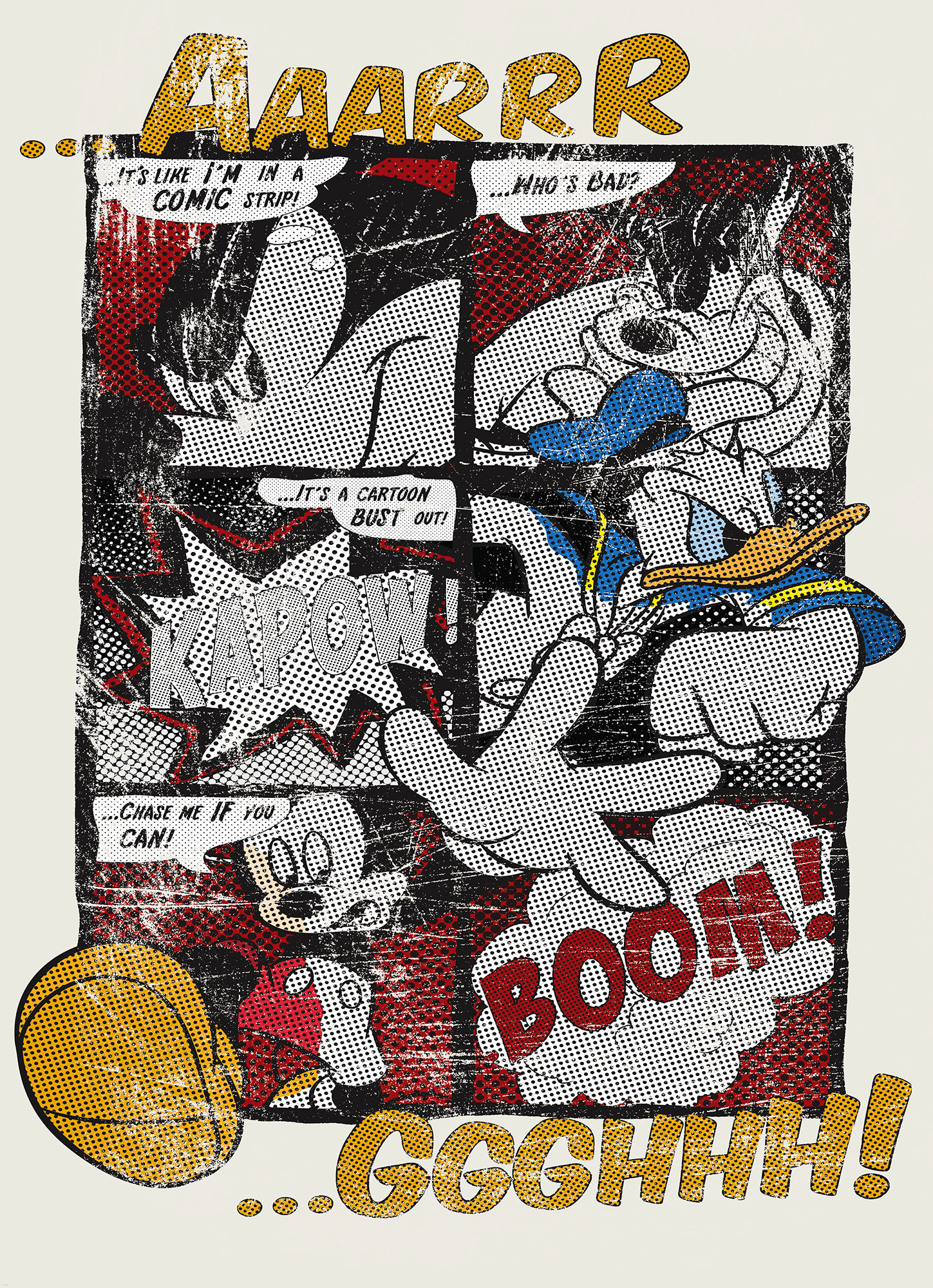 Mickey's Great Escape - Kids Comic Wall Art | Photomural.com