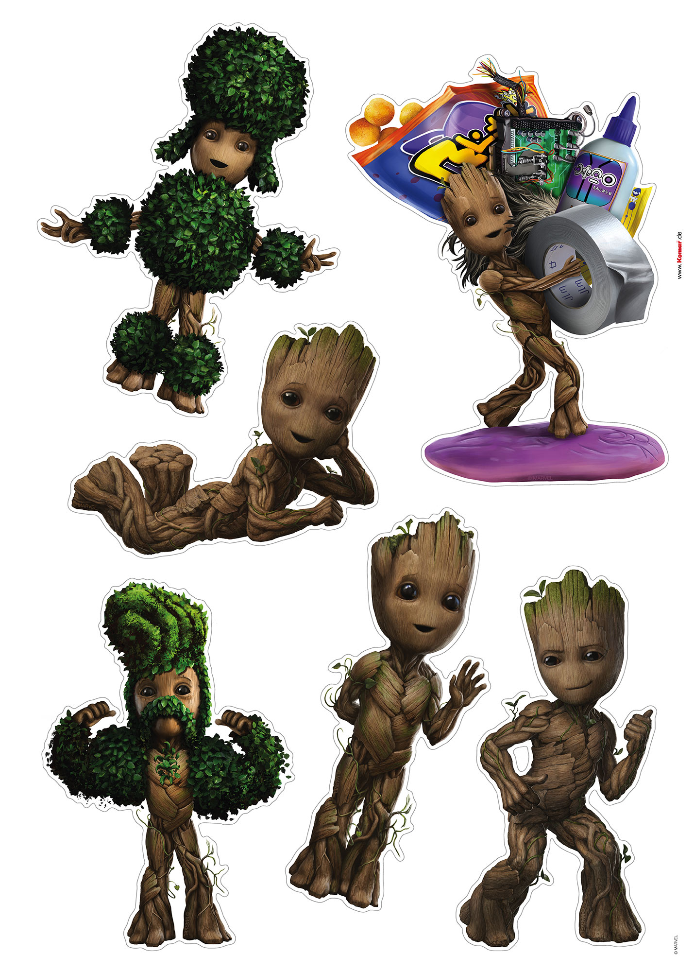 I am Groot! - Baby Groot Wall Decor | Photomural.com