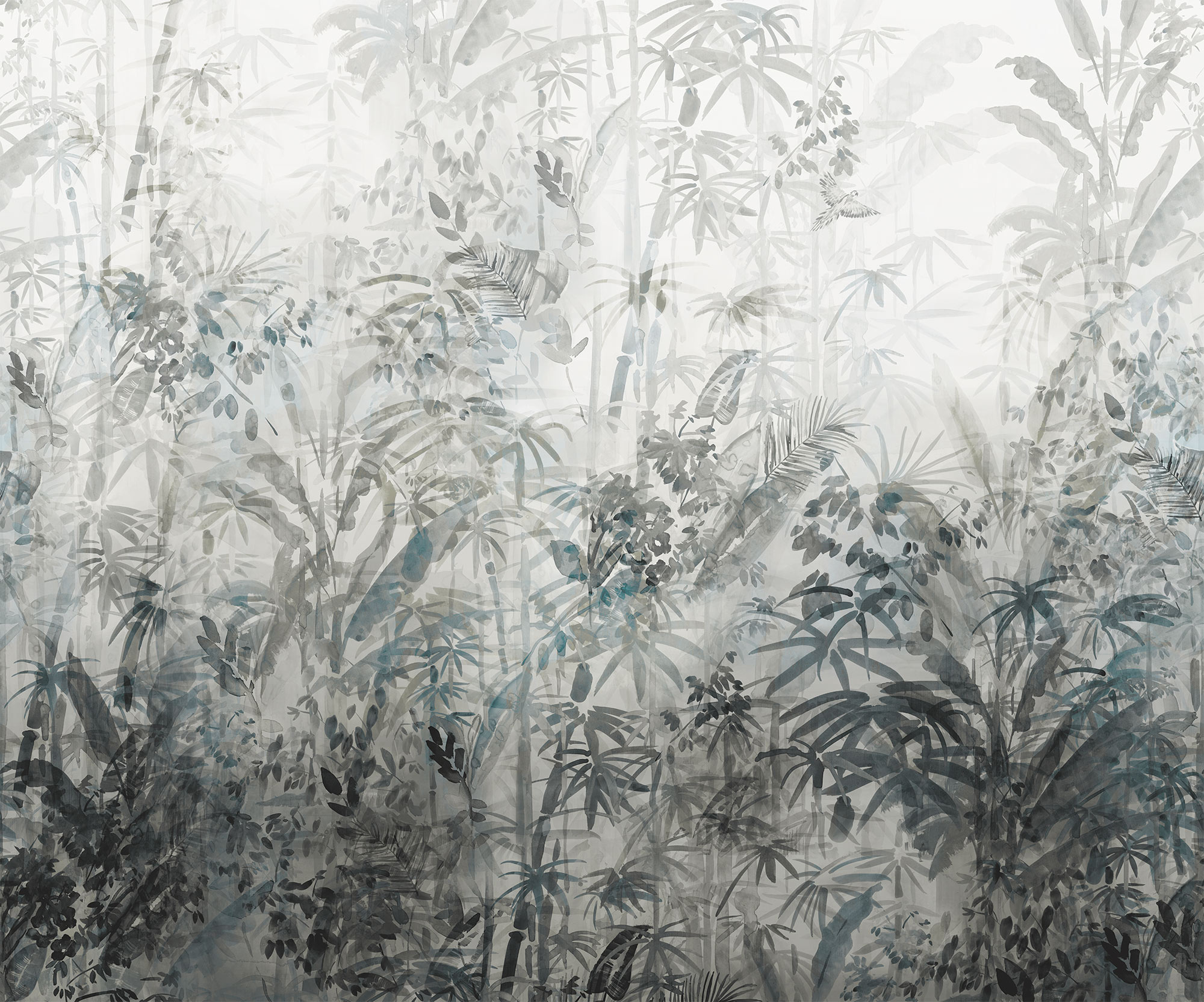 Wondrous Watermarks - Watercolor Jungle Wall Decor | Photomural.com
