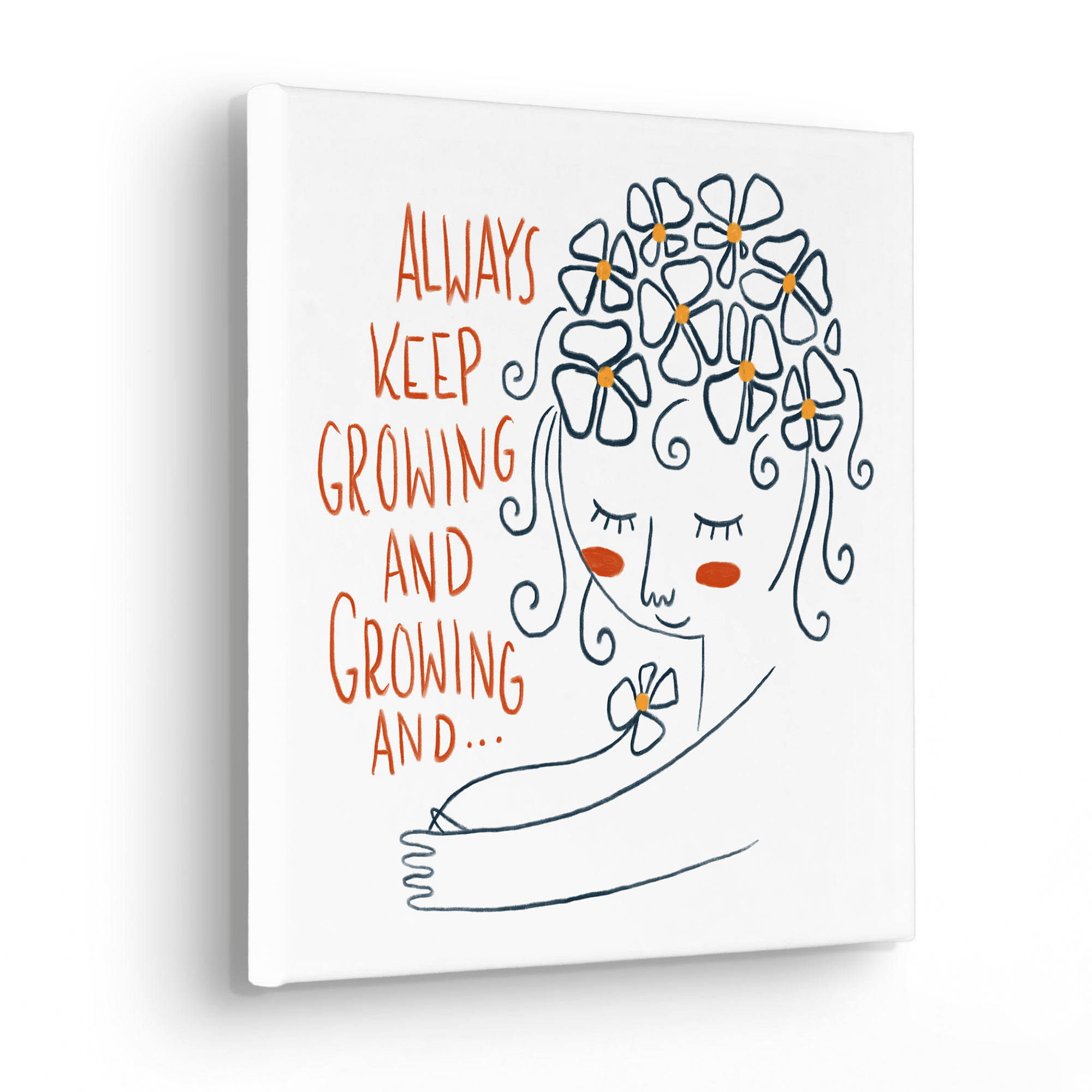 Keep Growing - Nursery Quote Wall Art | Photomural.com