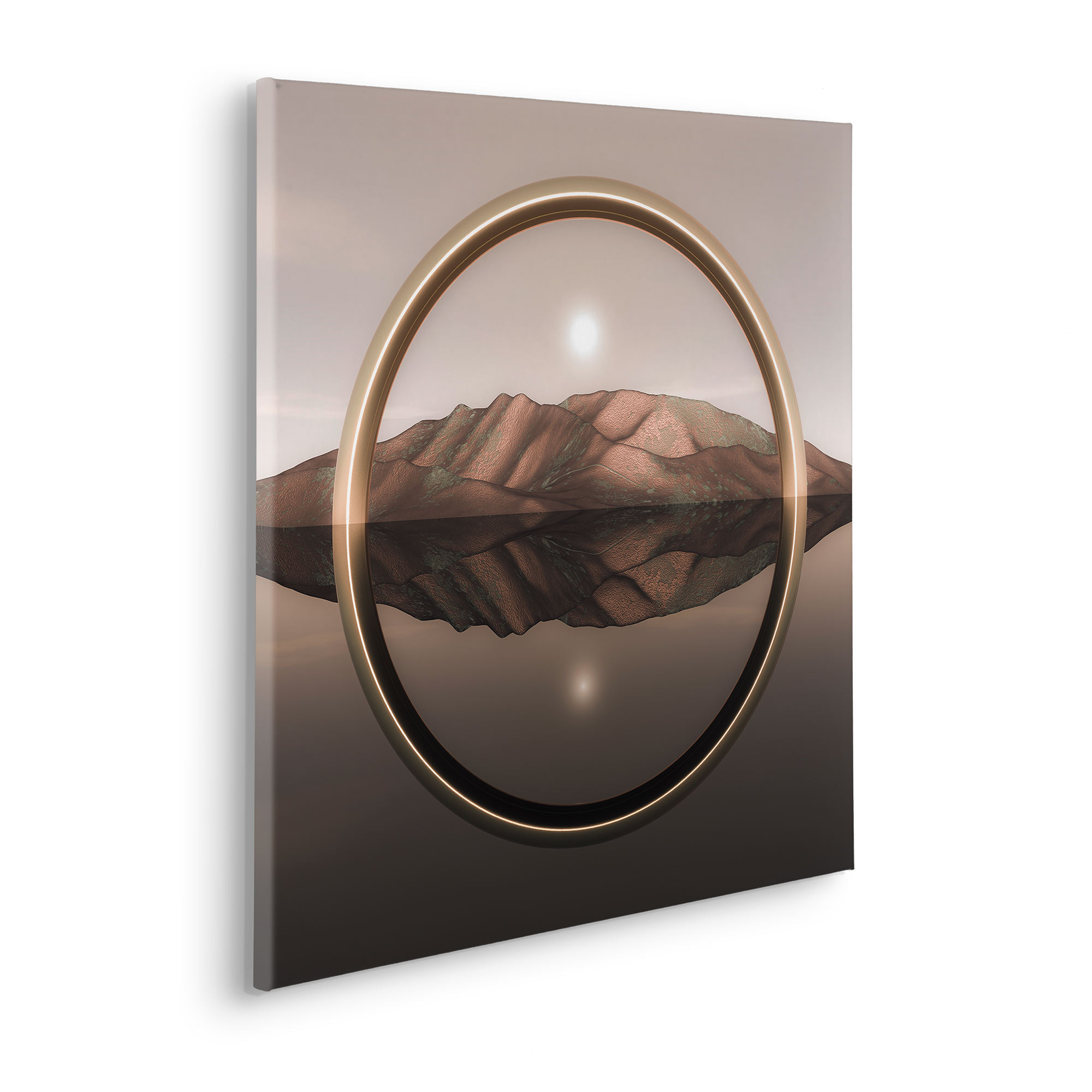 Grateful - Modern Reflection Canvas | Photomural.com