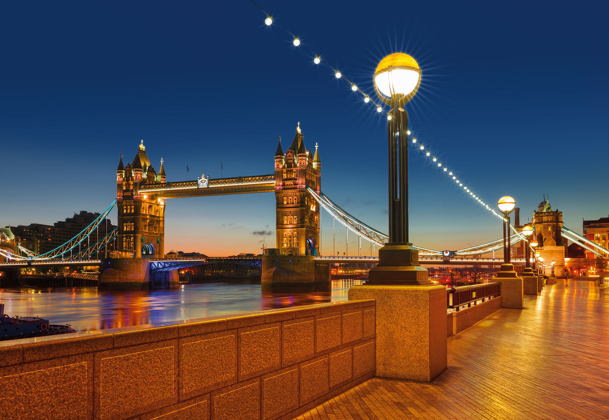 Tower Bridge - London Bridge Evening | Photomural.com