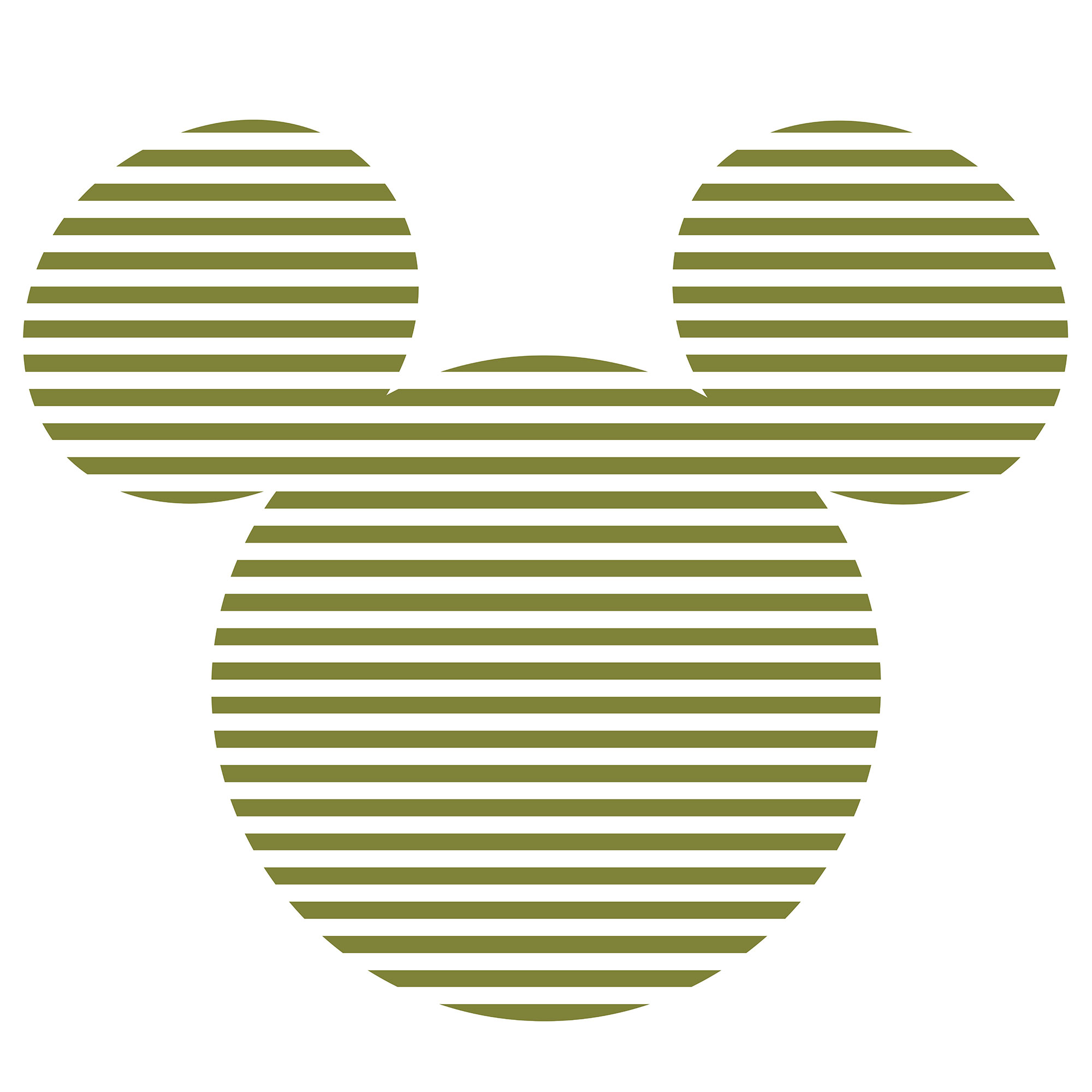 Mickey Head Stripes