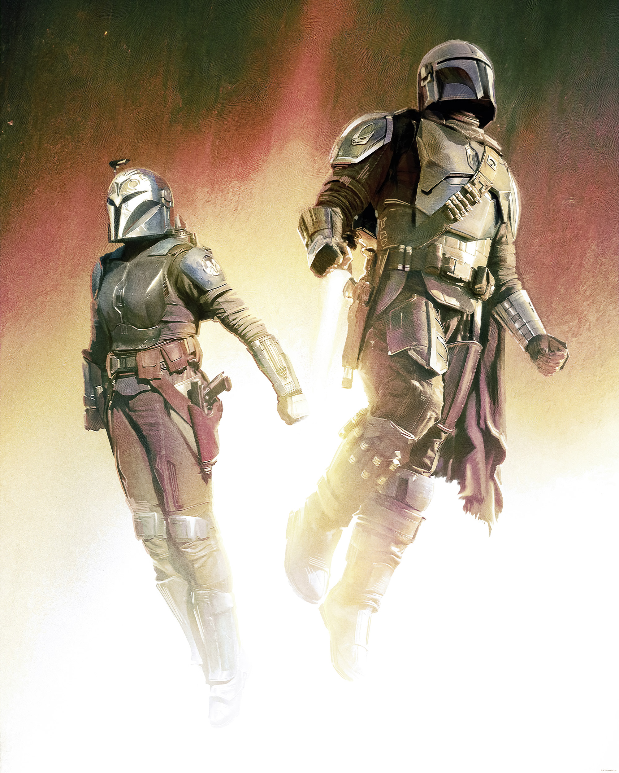 Star Wars The Mandalorian Flight - Star Wars Mural Decor | Photomural.com