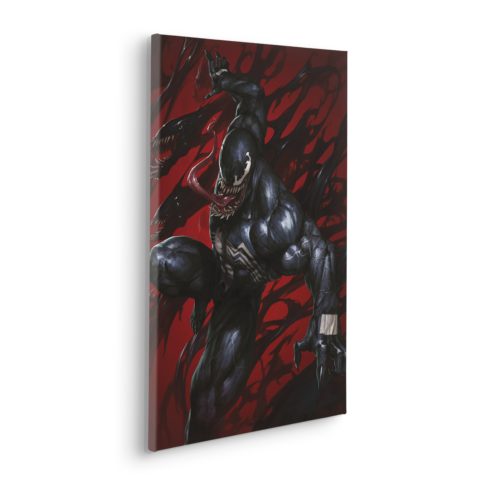 Marvel Venom Symbiont Red - Venom Wall Canvas | Photomural.com