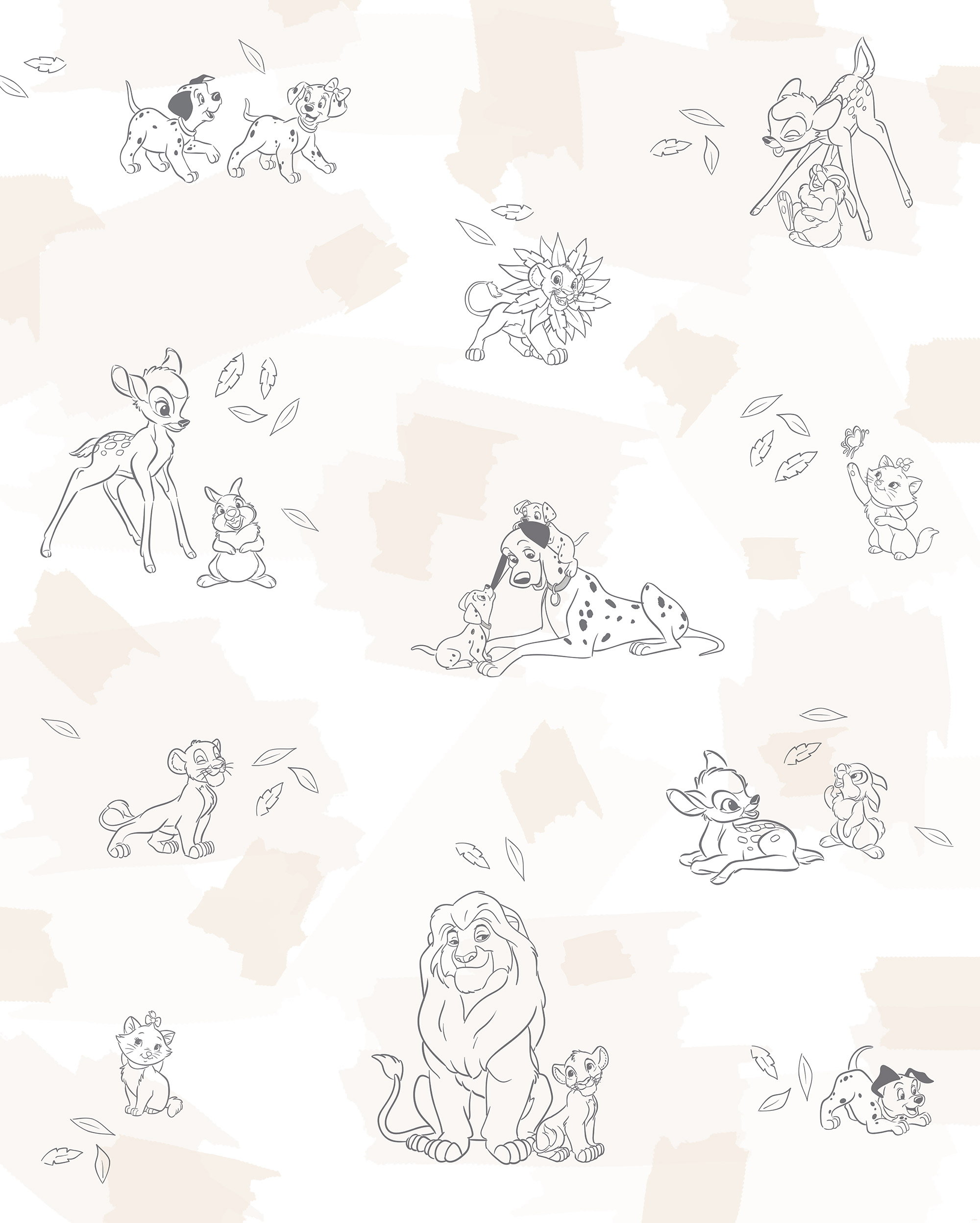 Disney Animals - Nursery Wall Decor | Photomural.com