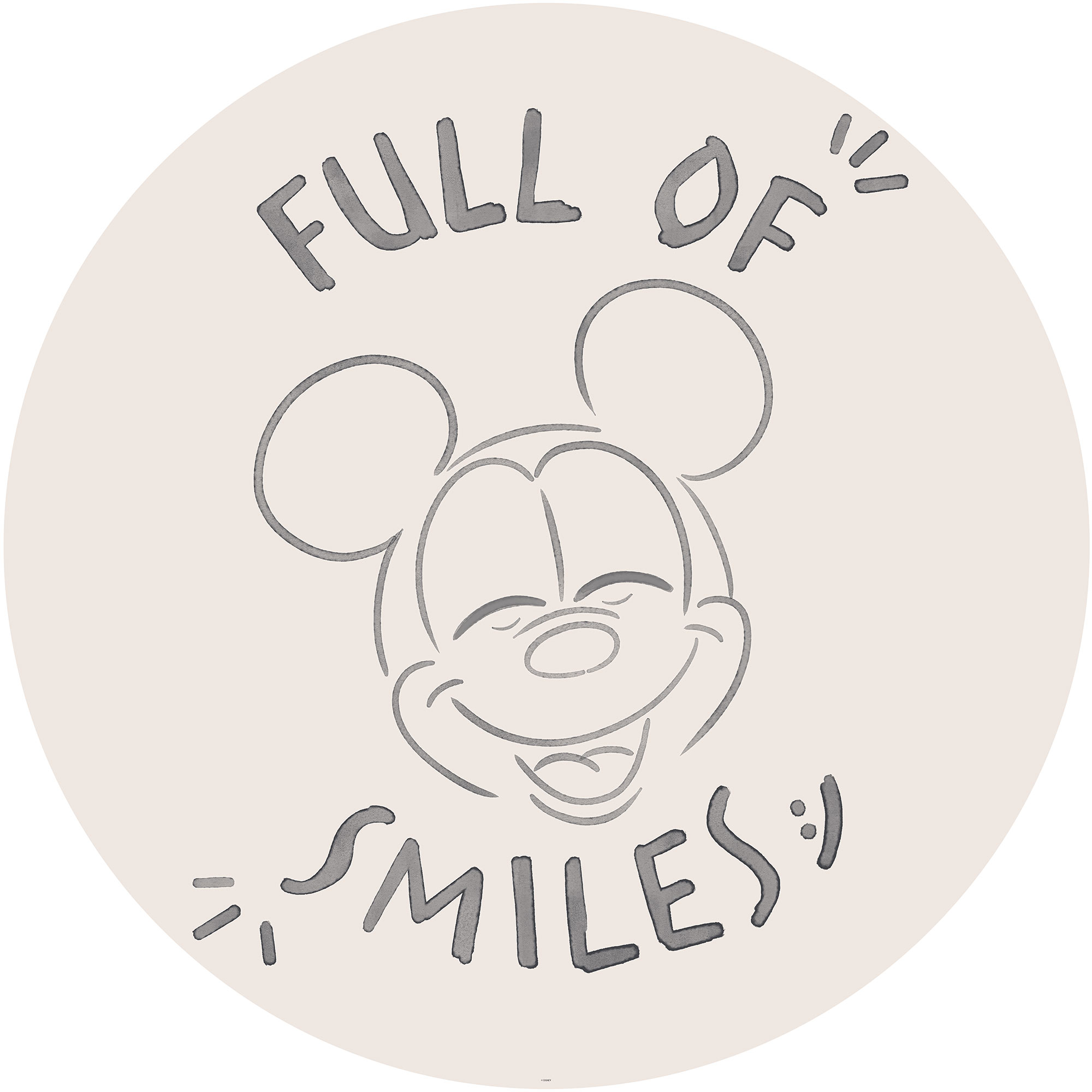 Mickey Mouse Joke - Happy Mickey Mouse Sticker | Photomural.com