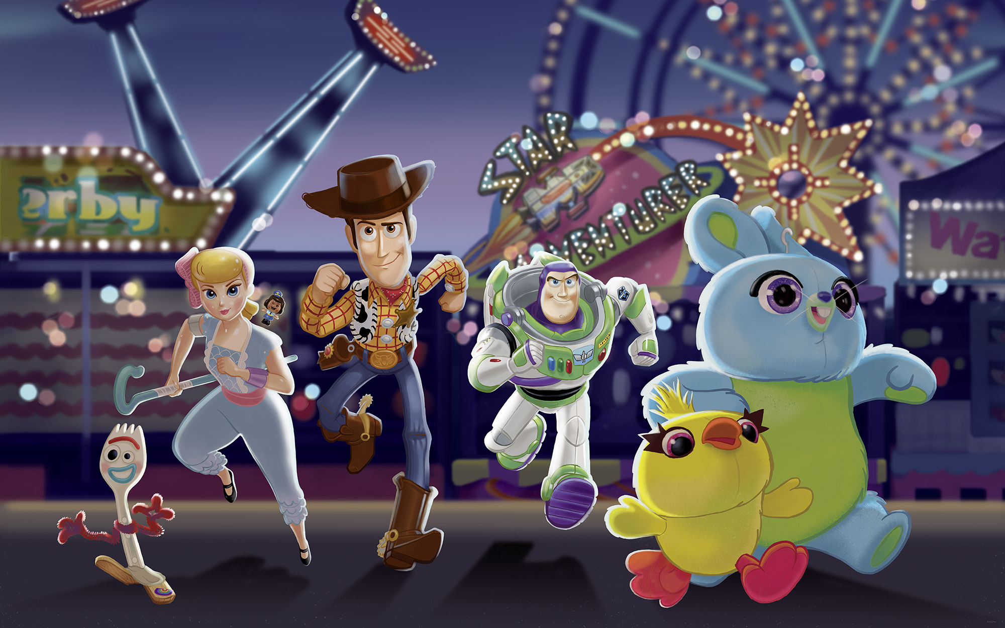 Disney and Pixar Toy Story Team - Toy Story Kids Mural | Photomural.com