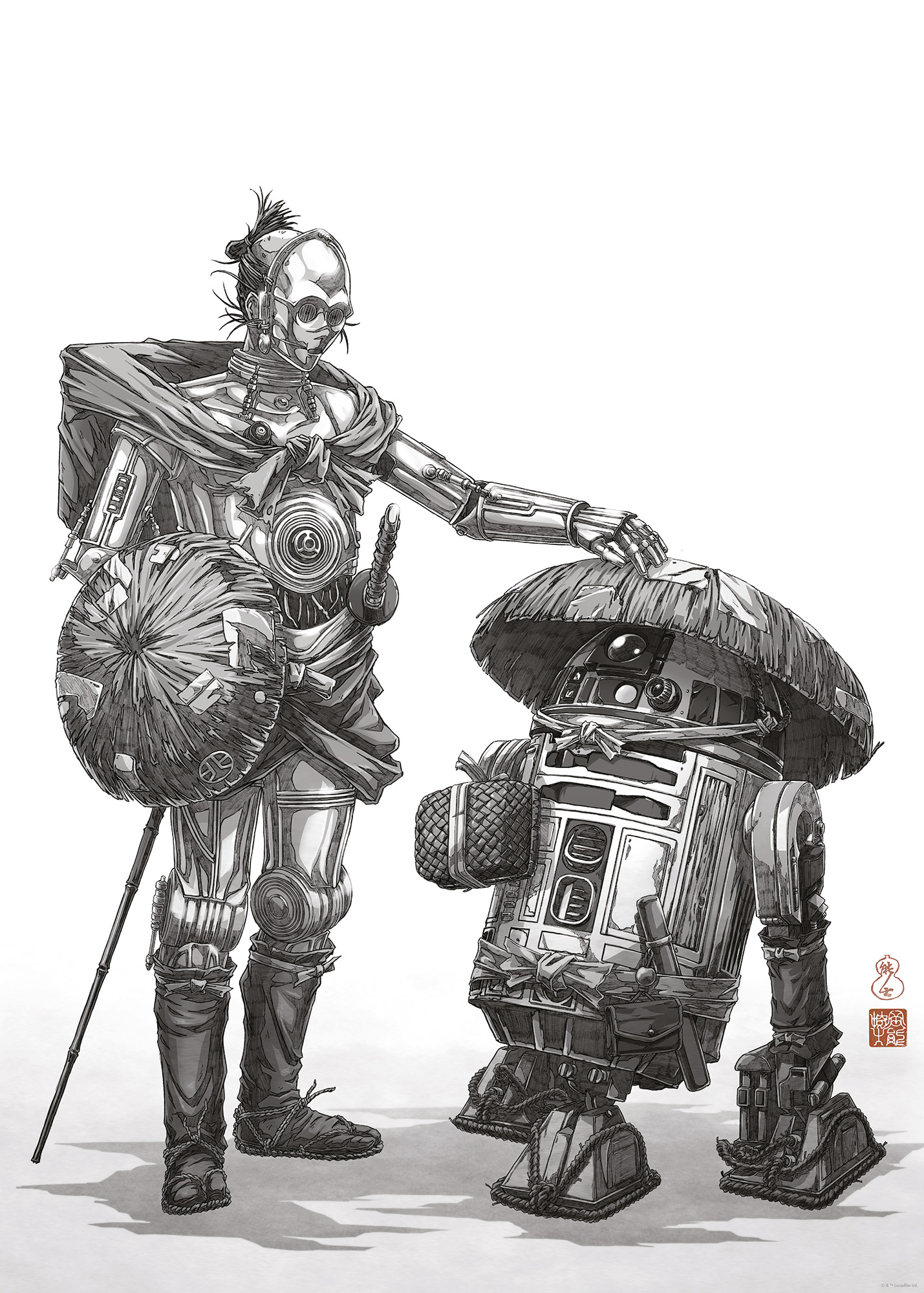 Star Wars Vision Samurai Droids - Star Wars Droid Poster | Photomural.com