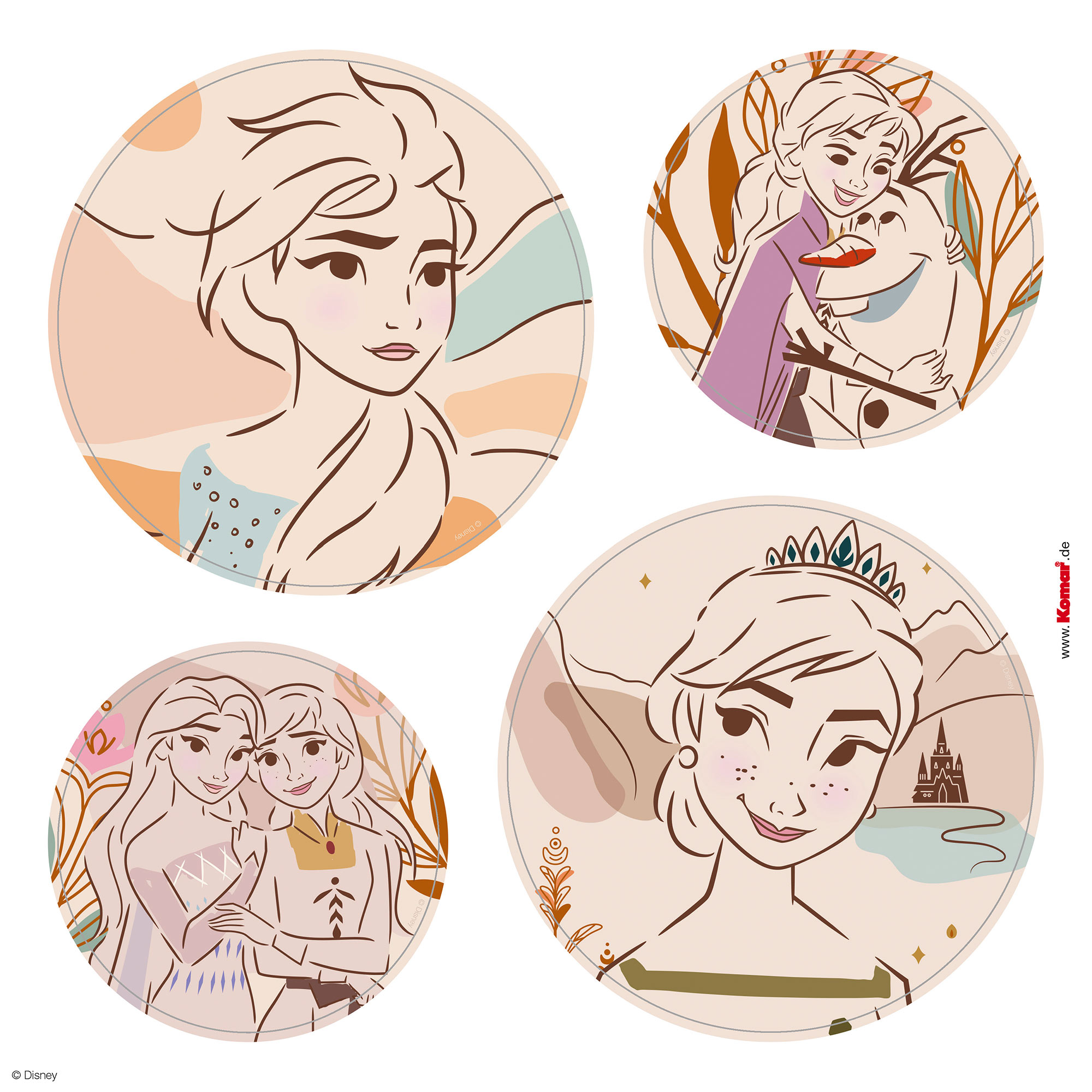 Wall tattoo "Frozen Destiny" by Komar® | Disney | only 19.99
