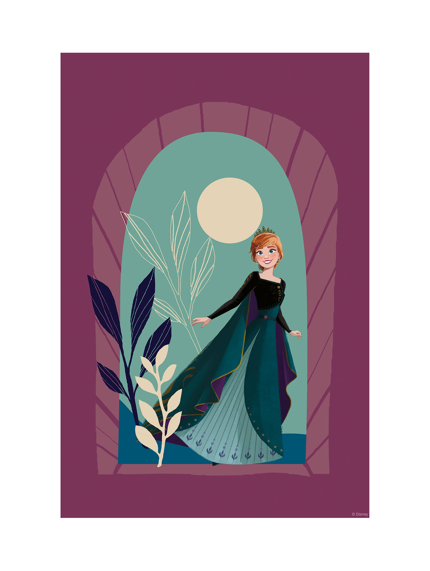 Art print "Frozen Midnight Sun 30x40cm" with / without frame by Star ...